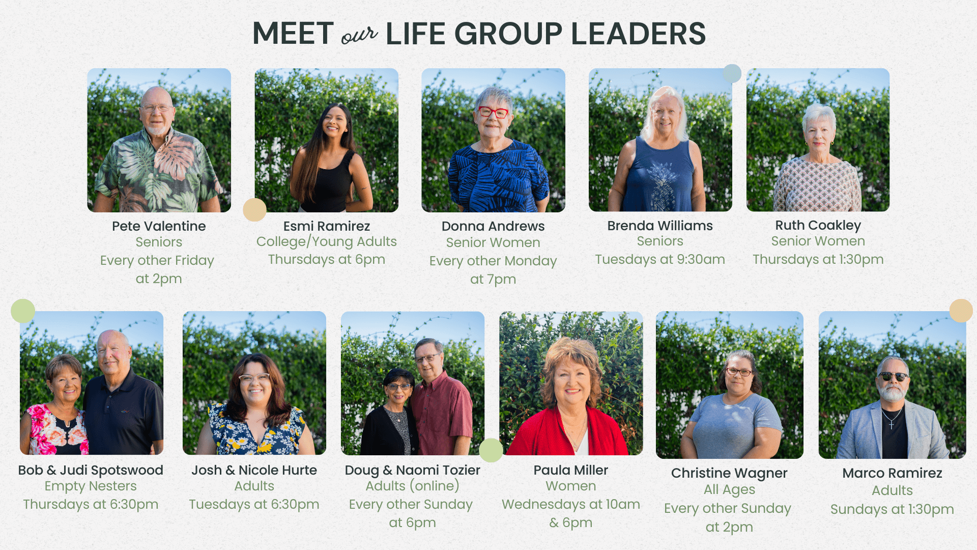 Life Groups at Christ First in Covina, Ca