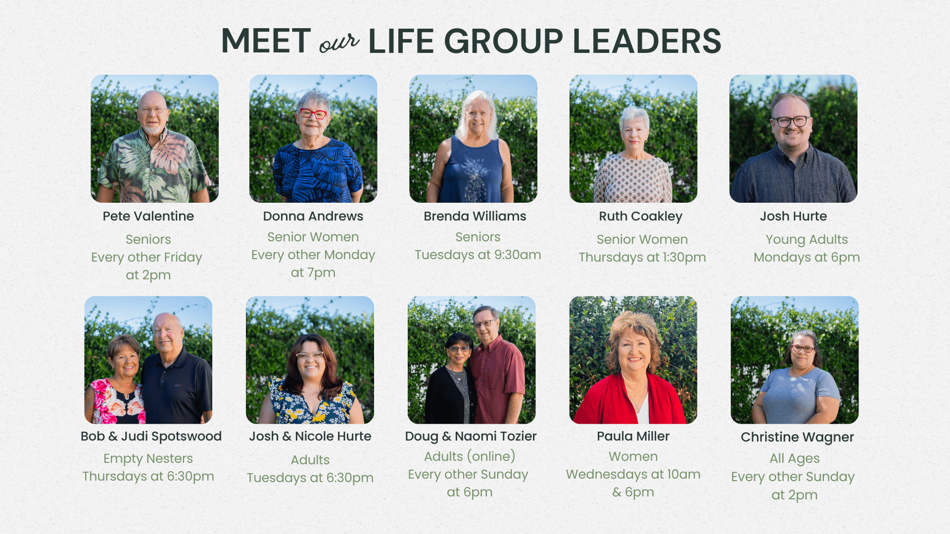 Life Groups at Christ First in Covina, Ca